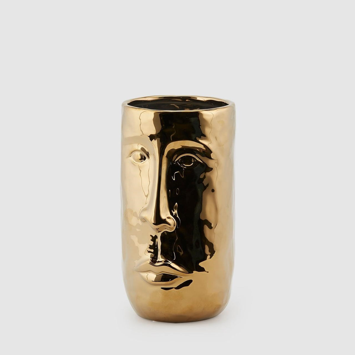 Vaso Faccia Gold EDG – Fenixluciedecori